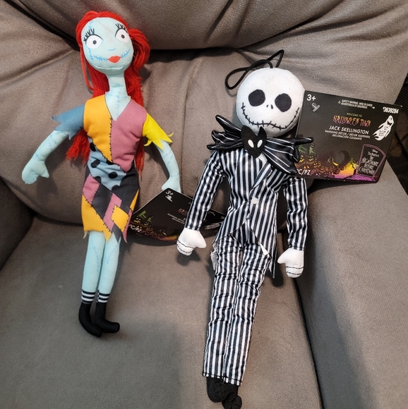 Disney | Holiday | Disney Tim Burtons Jack Sally Hanging Decorations ...